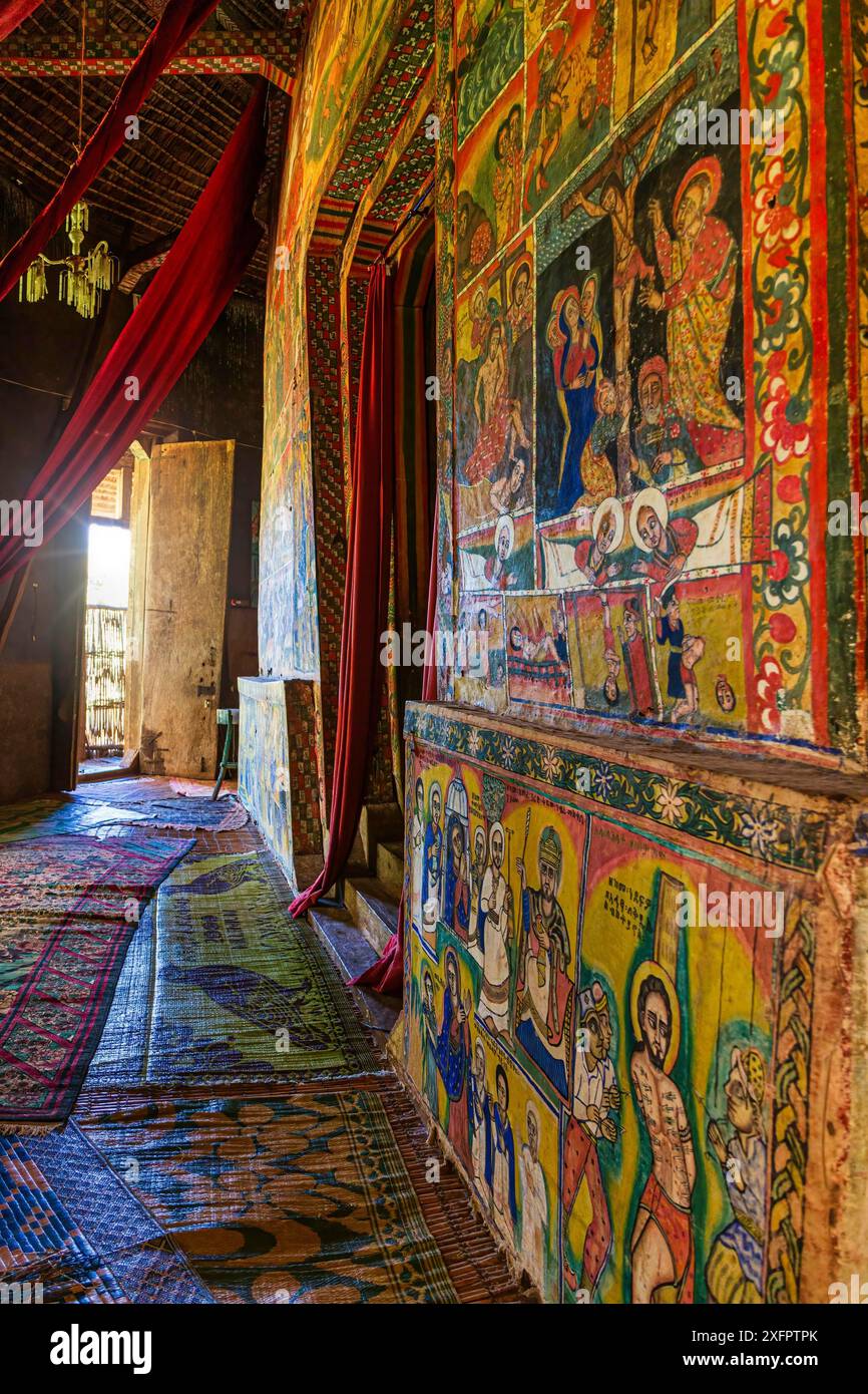 Ura Kidane Mehret Church, monastery on Zege Peninsula in Lake Tana ...