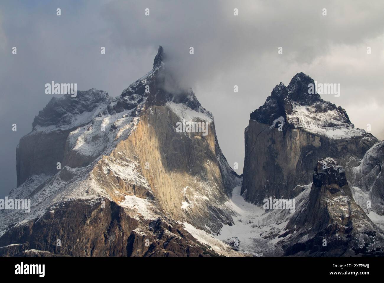 The Blue Massif, Torres del Paine National Park, Andes, Patagonia Chile ...