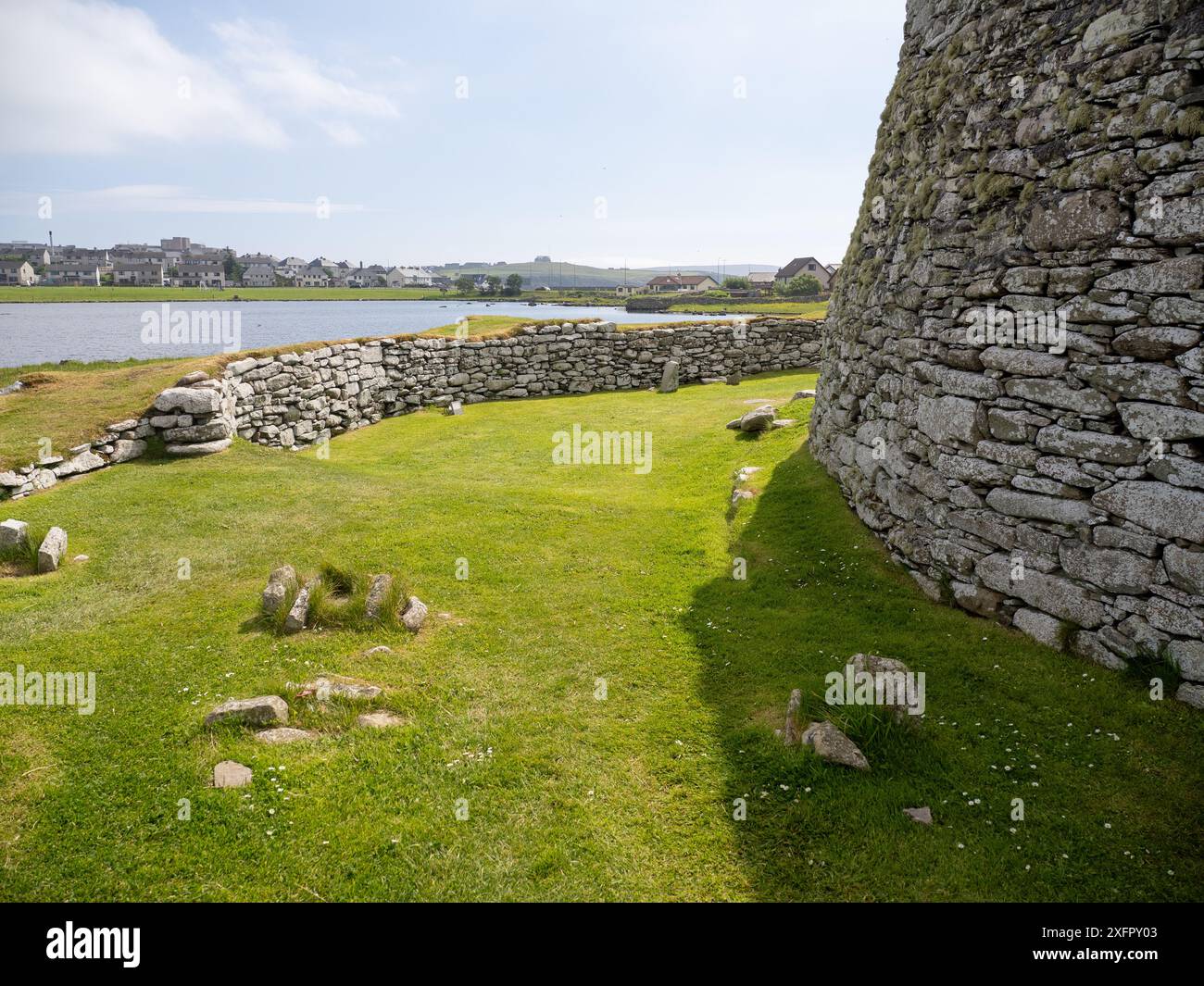 Broch of Clickimin, Lerwick, Shetland, UK Stock Photo - Alamy