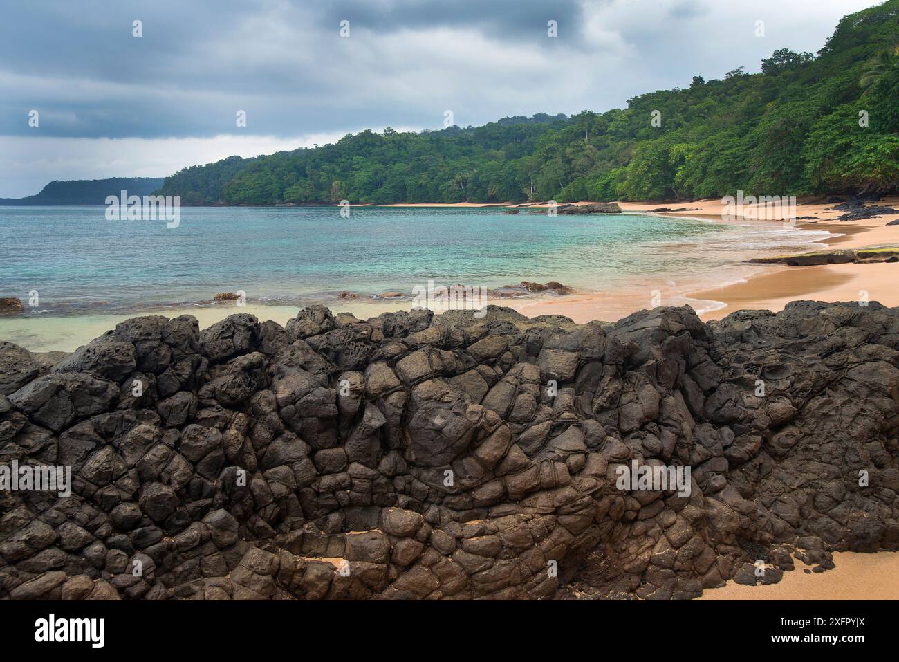 Bom Bom Beach, Island of Principe UNESCO Biosphere Reserve, Democratic ...