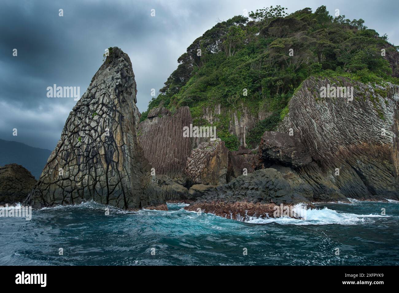 Coast of Obo Natural Park, Principe Island UNESCO Biosphere Reserve ...