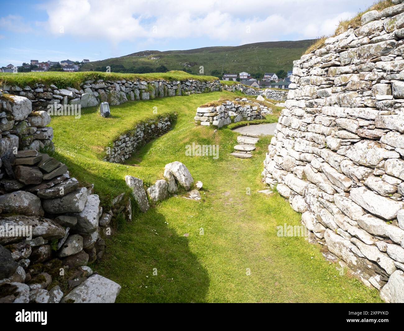 Broch of Clickimin, Lerwick, Shetland, UK Stock Photo - Alamy