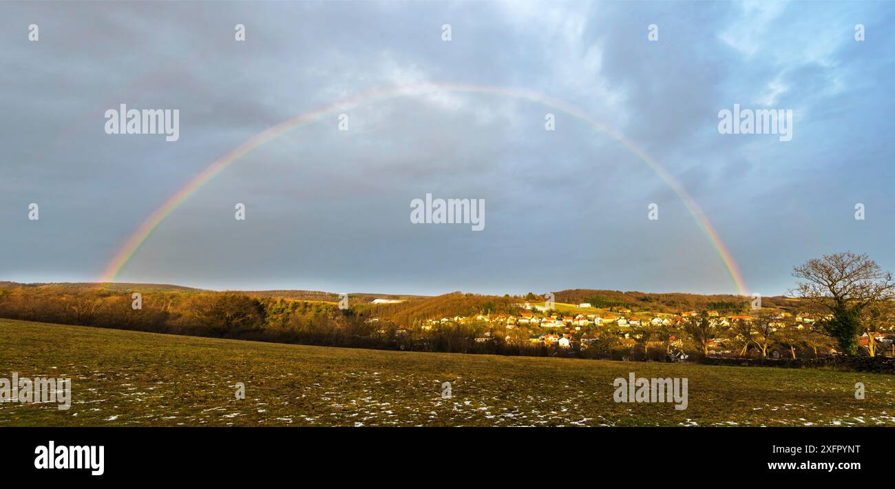 Dramatic rainbow hi-res stock photography and images - Alamy