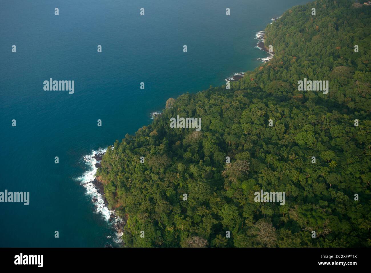 Coast of Principe Island UNESCO Biosphere Reserve, Democratic Republic ...