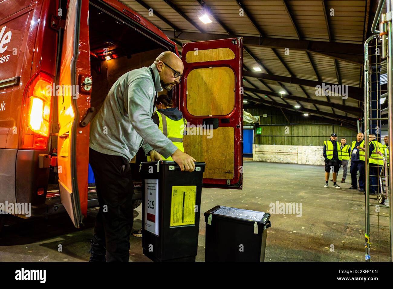Edinburgh, United Kingdom. 04 July, 2024 Pictured: The first ballot ...