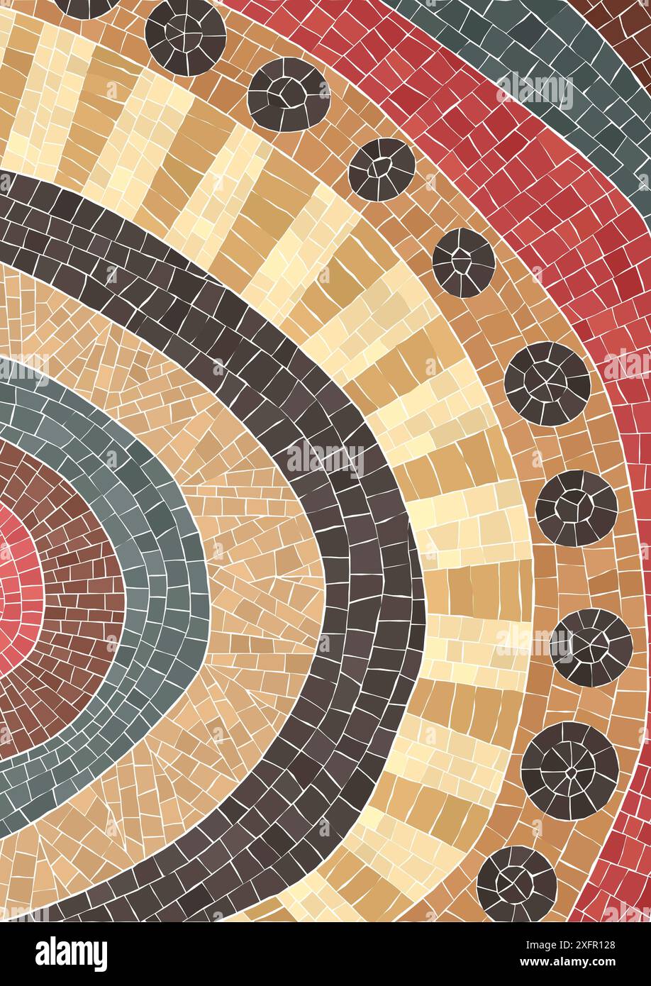 Abstract art graphic mosaic background, vector illustration Stock Photo ...