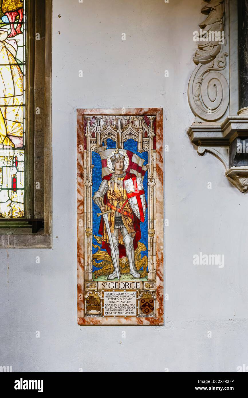 Wall panel memorial to a soldier killed in the WW1 Battle of Arras 1918 ...