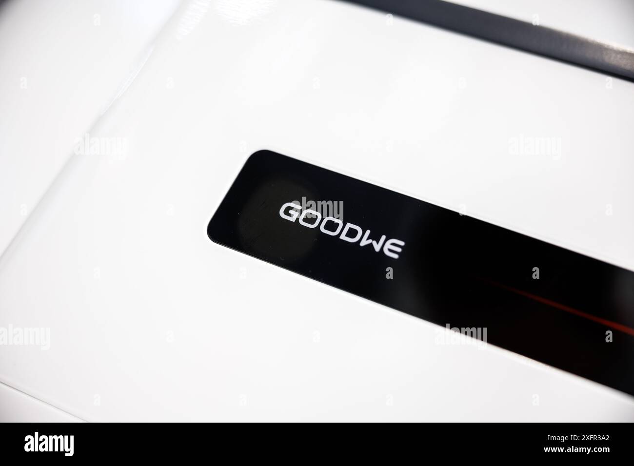 Munich, Germany. 20th June, 2024. The GoodWe logo and lettering can be ...