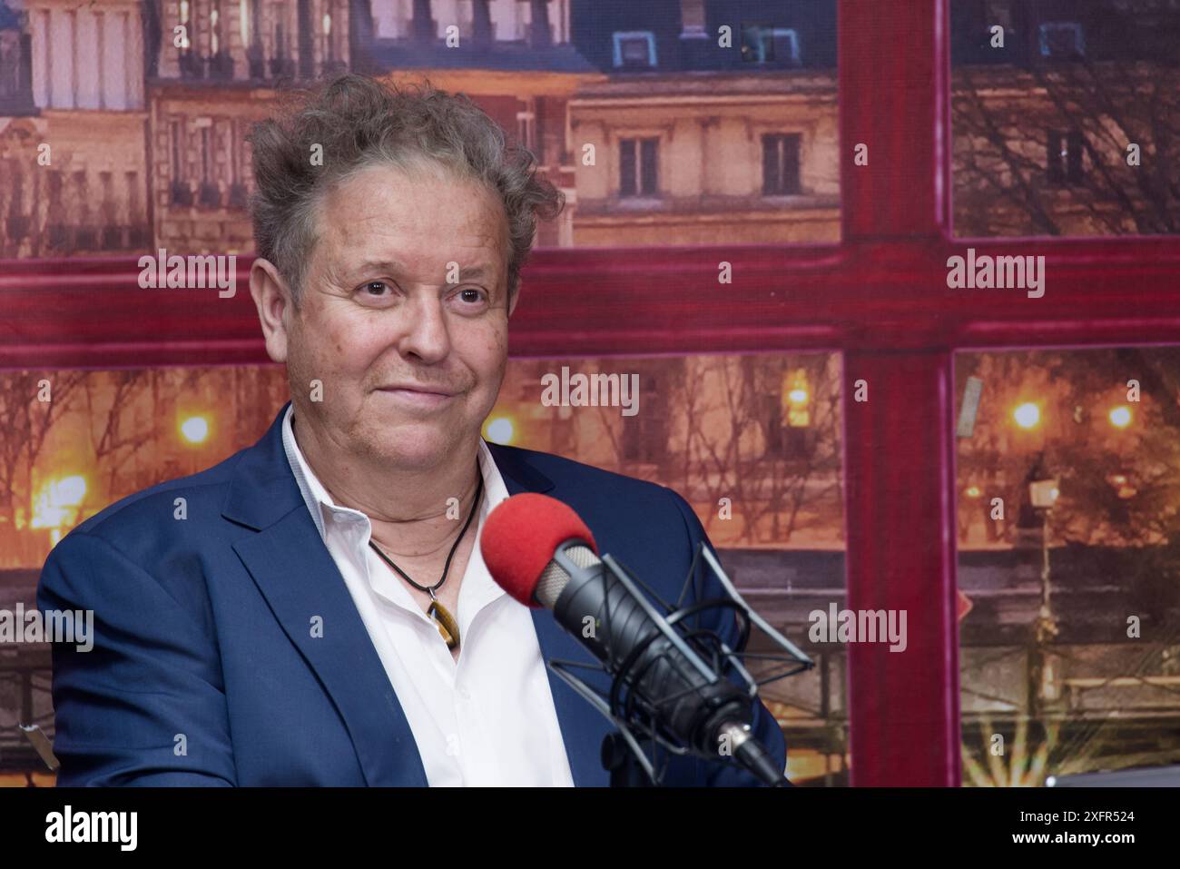 Villejuif, France. 4th July, 2024. Singer and radio TV presenter ...