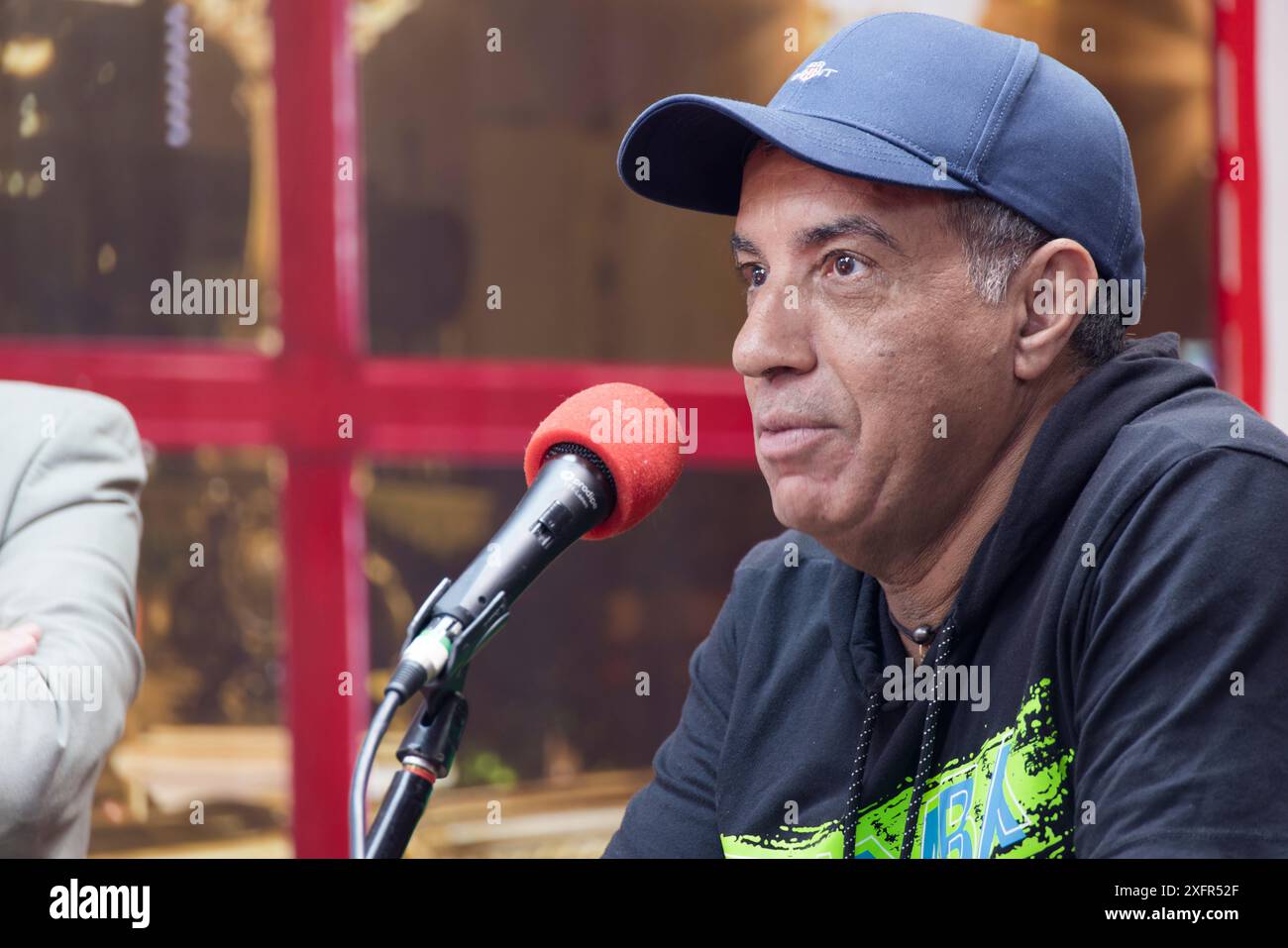 Villejuif, France. 4th July, 2024. Singers and radio TV presenters ...