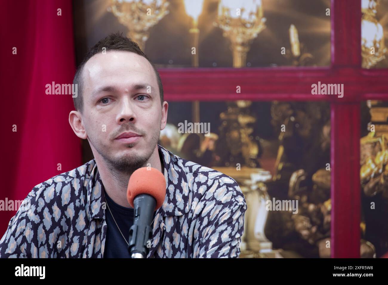 Villejuif, France. 4th July, 2024. Singers and radio TV presenters ...