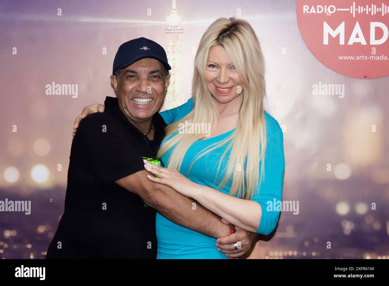 Villejuif, France. 4th July, 2024. Singers and radio TV presenters ...