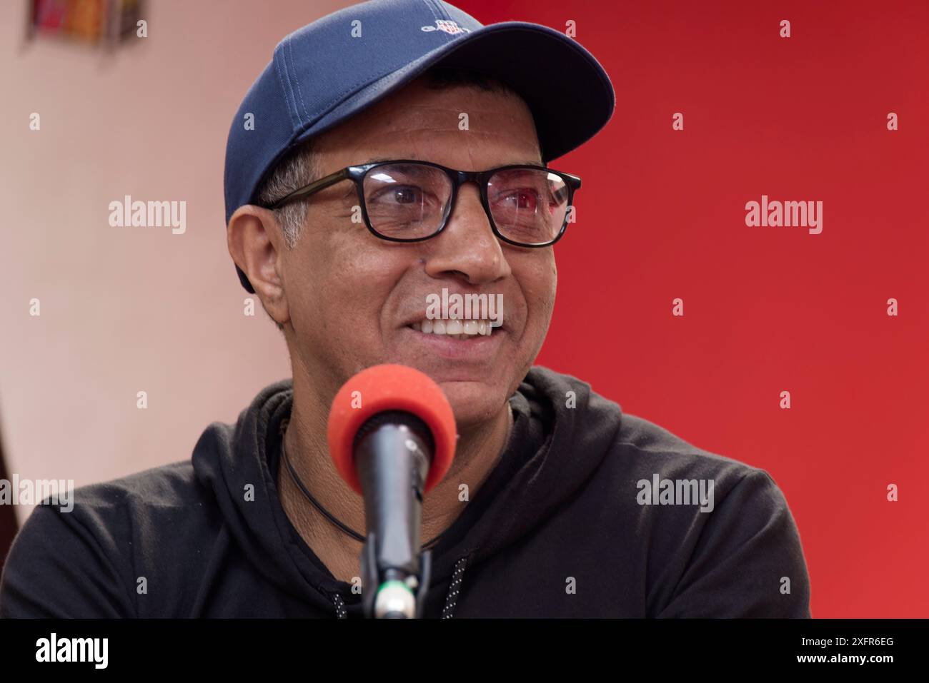 Villejuif, France. 4th July, 2024. Singers and radio TV presenters ...
