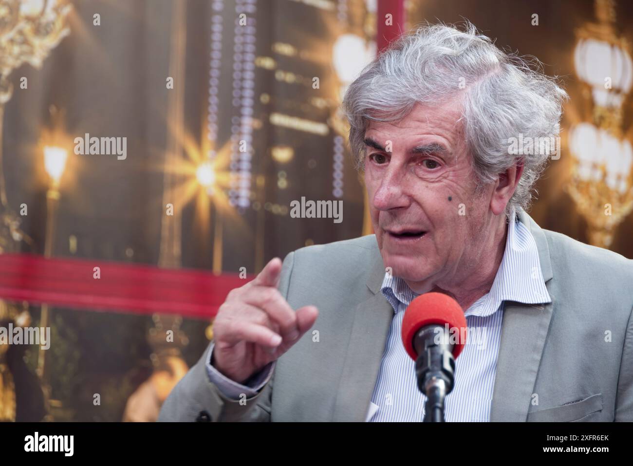 Villejuif, France. 4th July, 2024. Singers and radio TV presenters ...