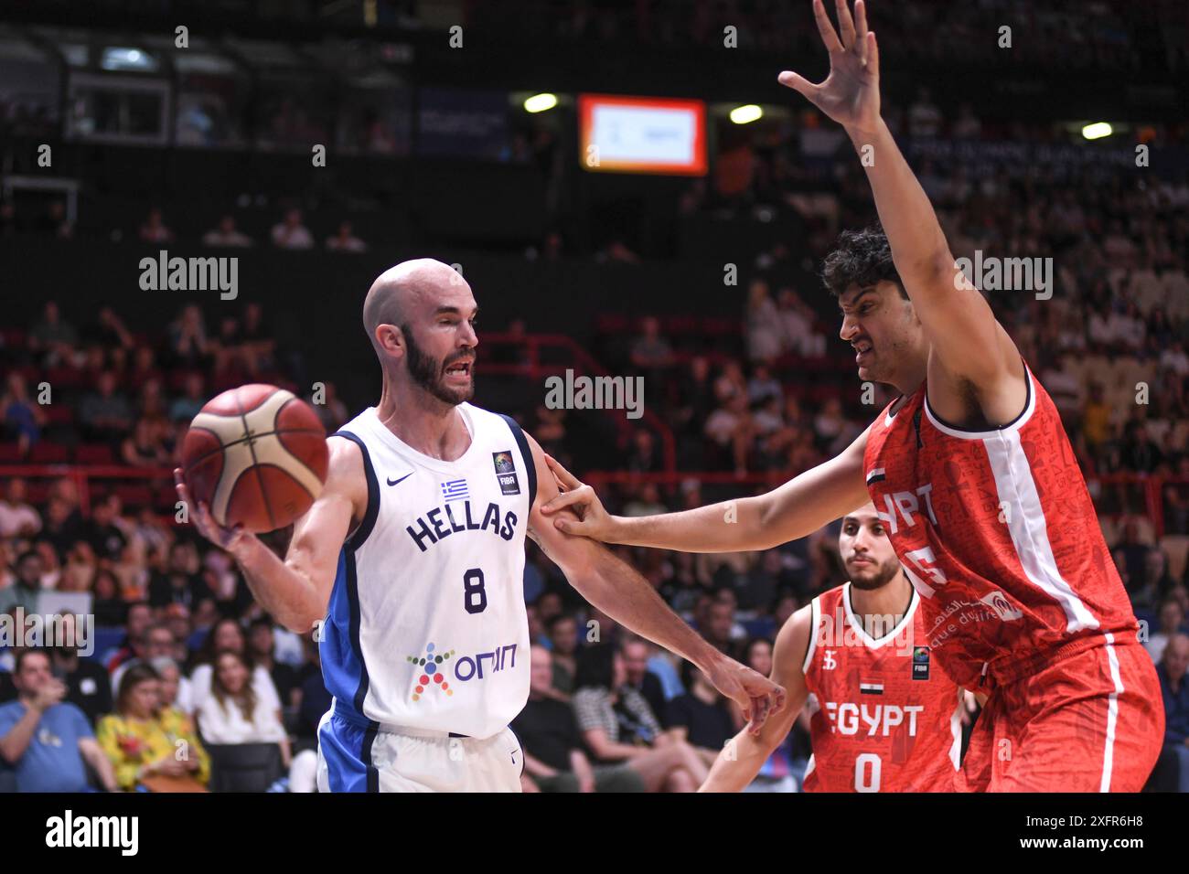 Nick Calathes (Greece). FIBA Olympic Qualifying Tournament. Piraeus ...