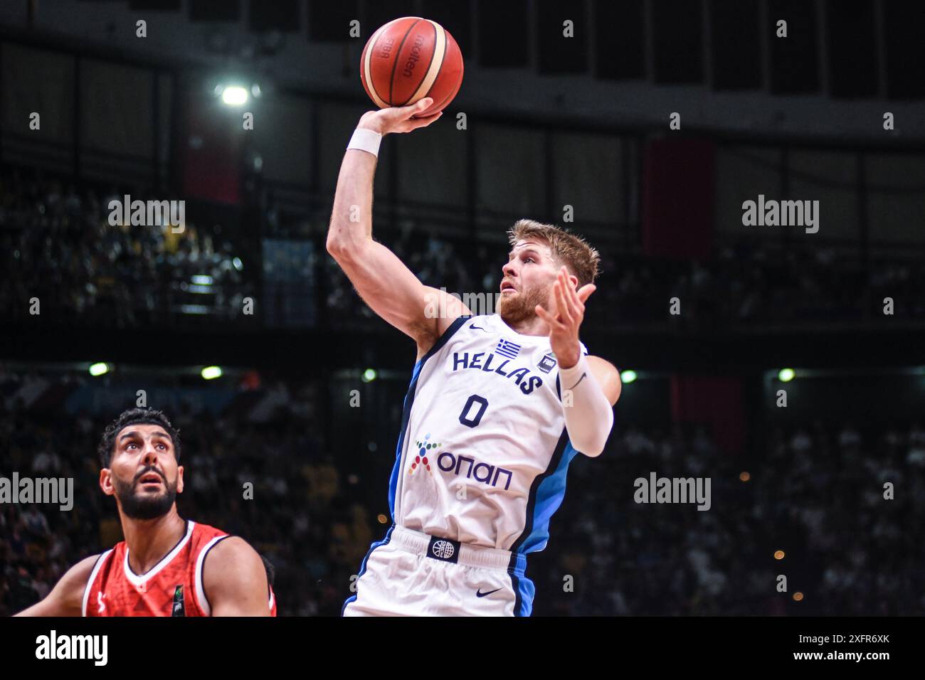 Thomas Walkup (Greece). FIBA Olympic Qualifying Tournament. Piraeus ...
