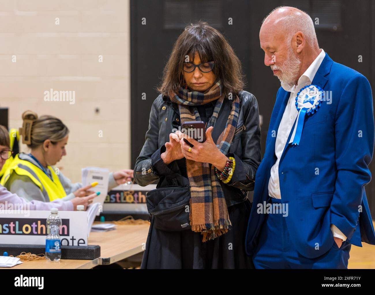 East Lothian, Scotland, UK, 04 July 2024. General Election count: the ...