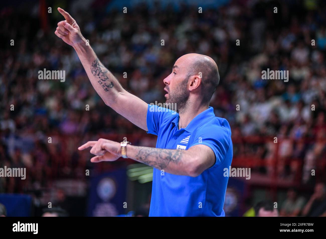 Vassilis Spanoulis. Greece Basketball National Team head coach. FIBA ...
