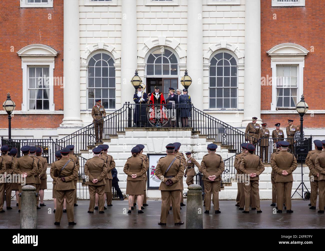 75 Engineers Regiment exercised their right as Freemen of the borough ...