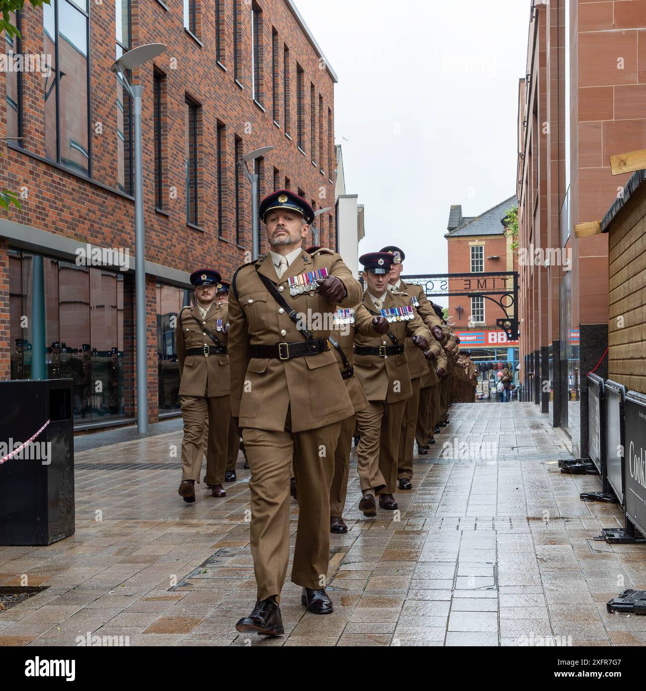 75 Engineers Regiment exercised their right as Freemen of the borough ...
