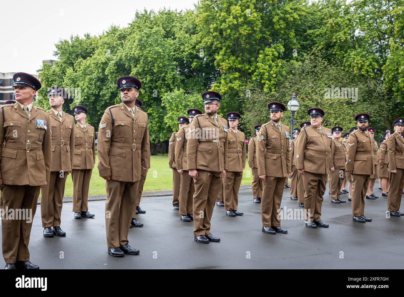 75 Engineers Regiment exercised their right as Freemen of the borough ...