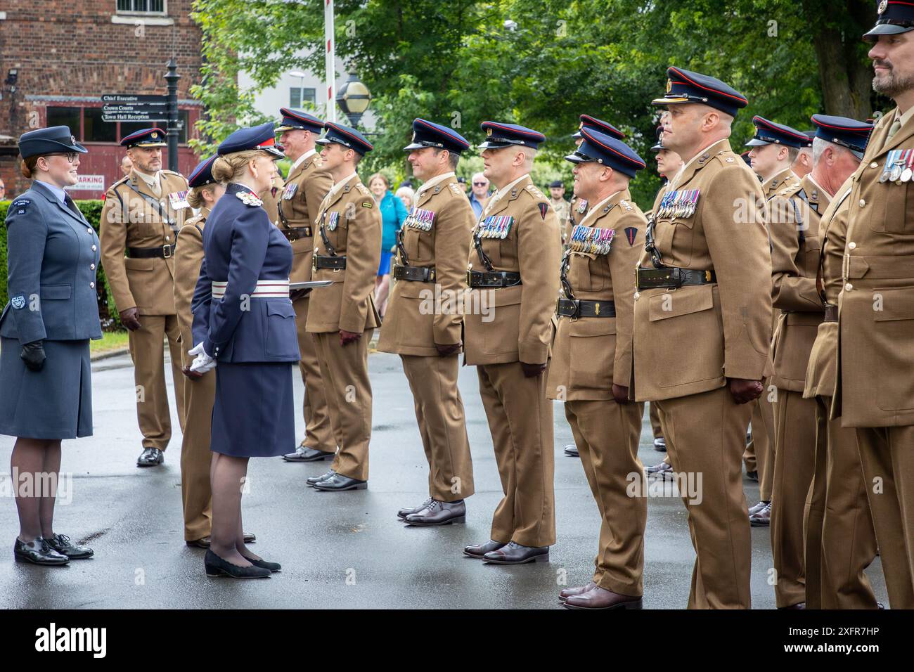 75 Engineers Regiment exercised their right as Freemen of the borough ...
