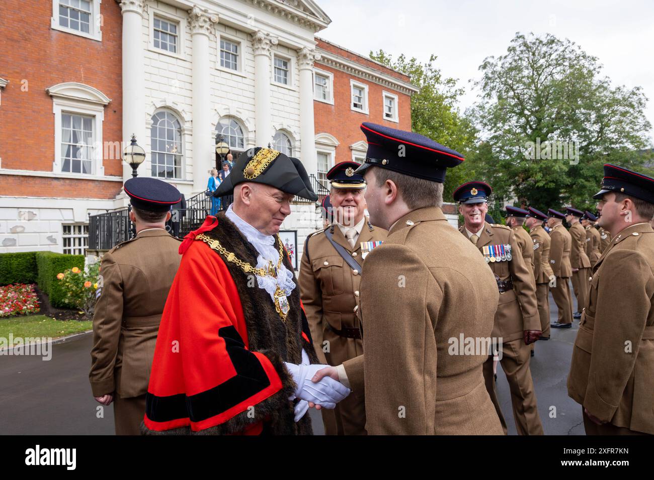 75 Engineers Regiment exercised their right as Freemen of the borough ...