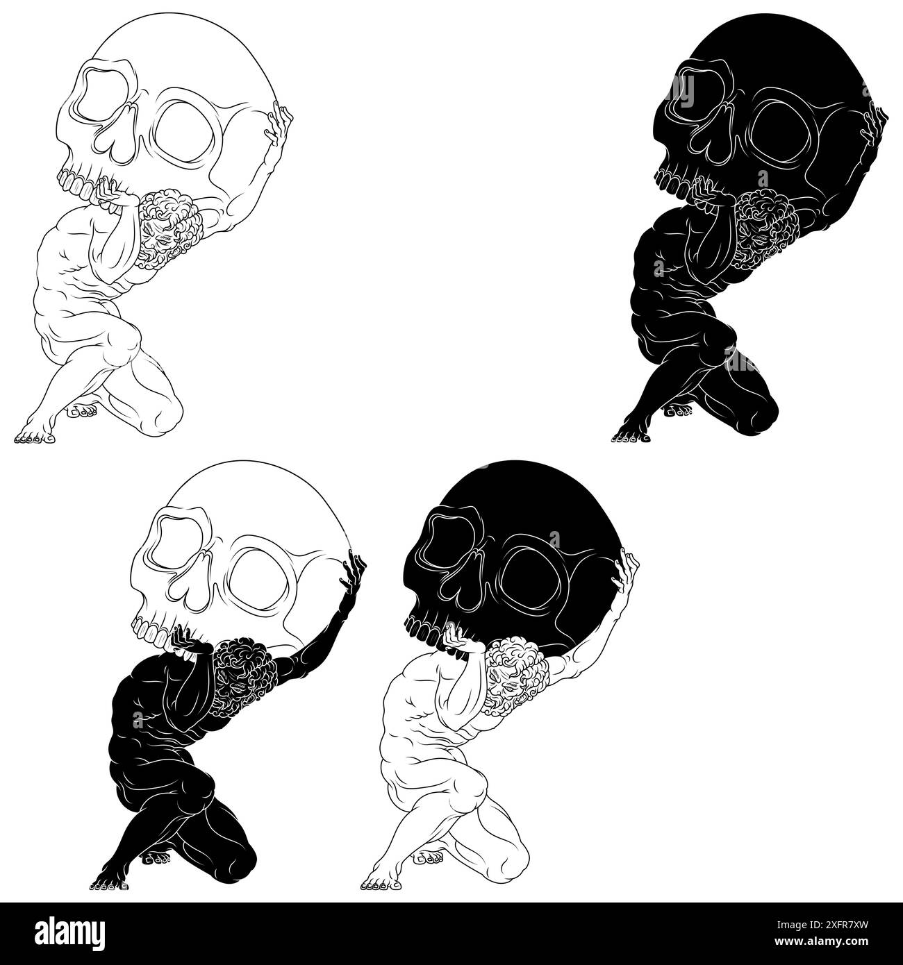 Map of bone Stock Vector Images - Alamy