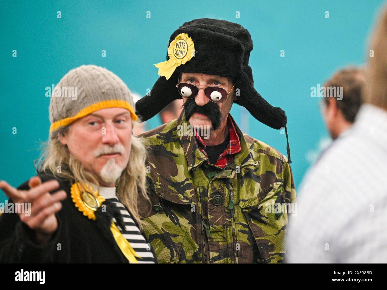 Brighton UK 4th July 2024 - Citizen Skwith of the Official Monster ...