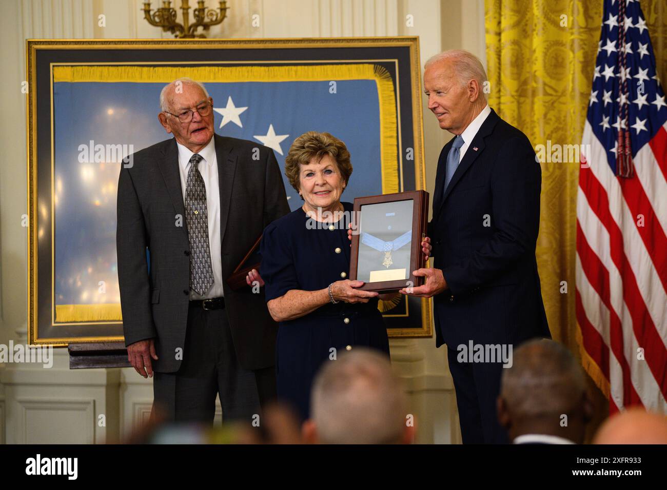 President Joe Biden presents the Medal of Honor for U.S. Army Pvt ...