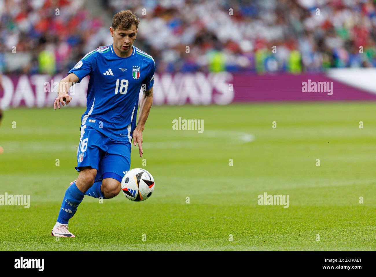 Nicolo Barella seen during UEFA Euro 2024 Round of 16 game between ...