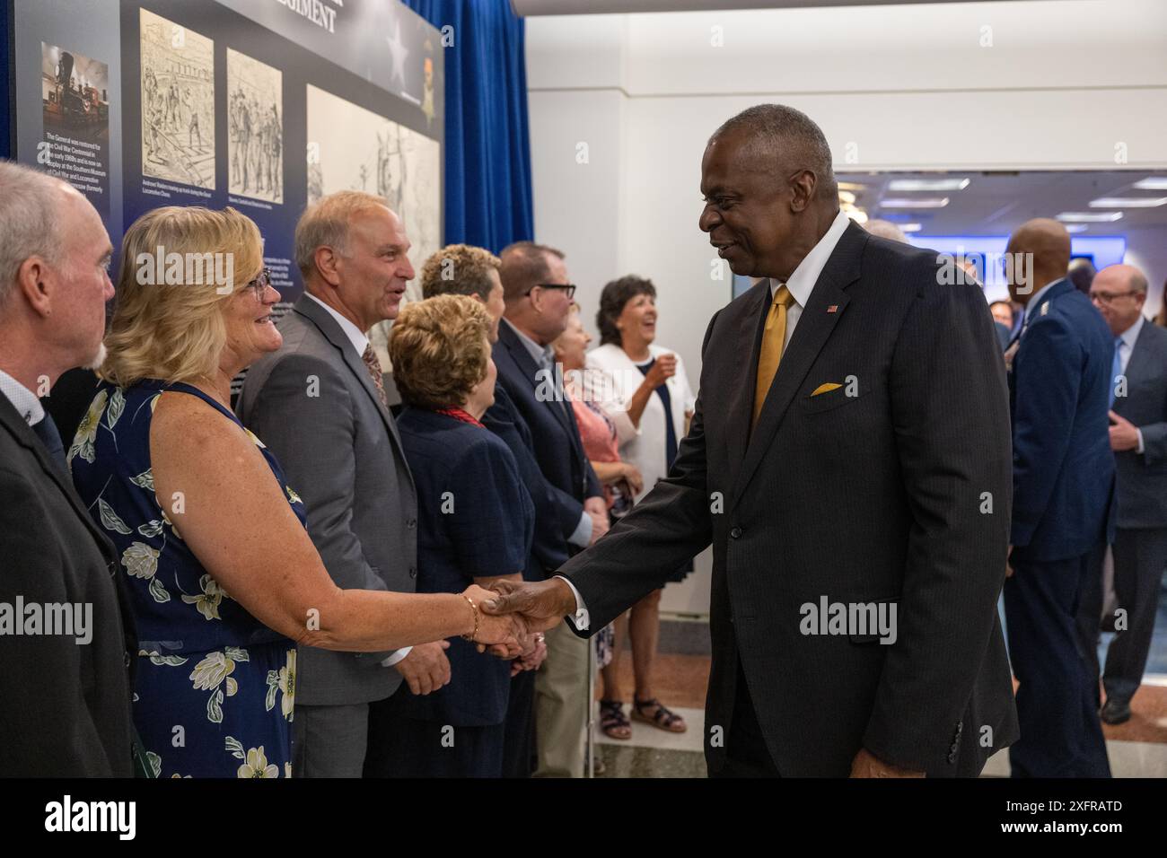 Secretary of Defense Lloyd J. Austin III hosts the Hall of Heroes ...