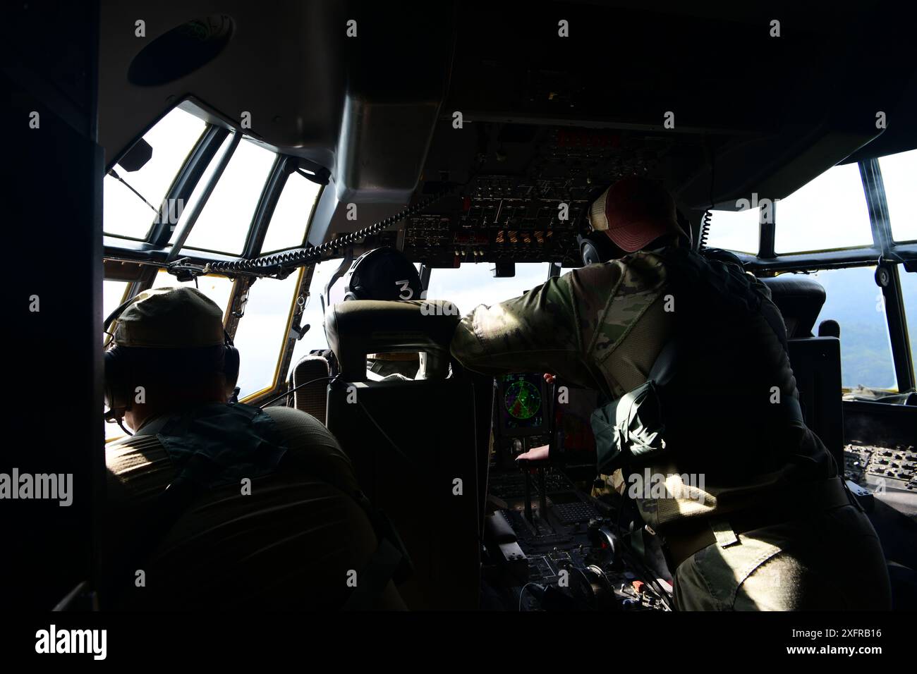 U.S. Air Force MC-130J Commando II pilots assigned to the 353rd Special ...