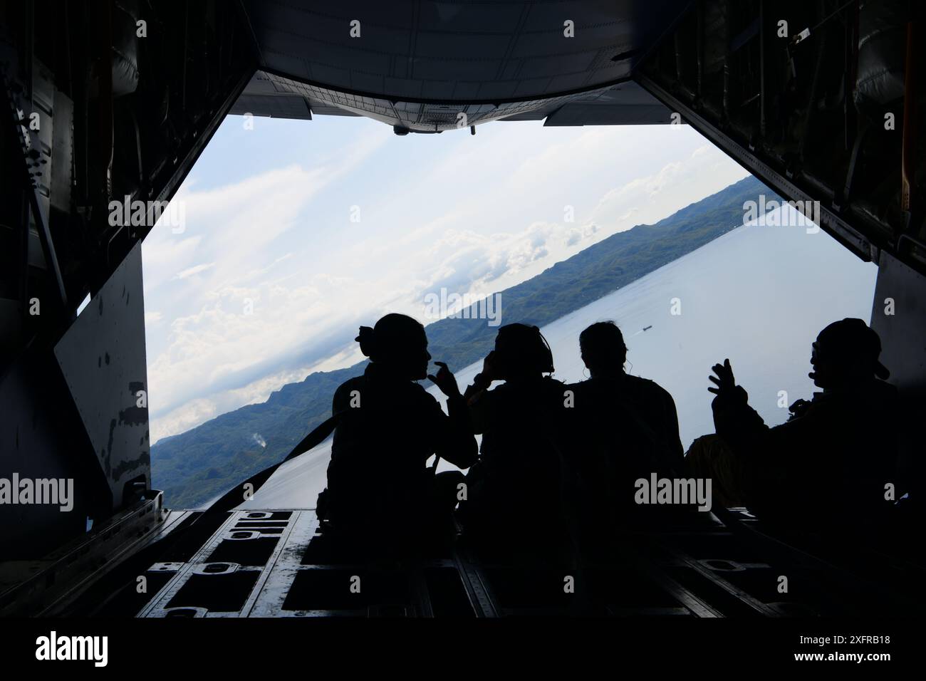 Philippine Coast Guard service members and U.S. Air Force Airmen ...
