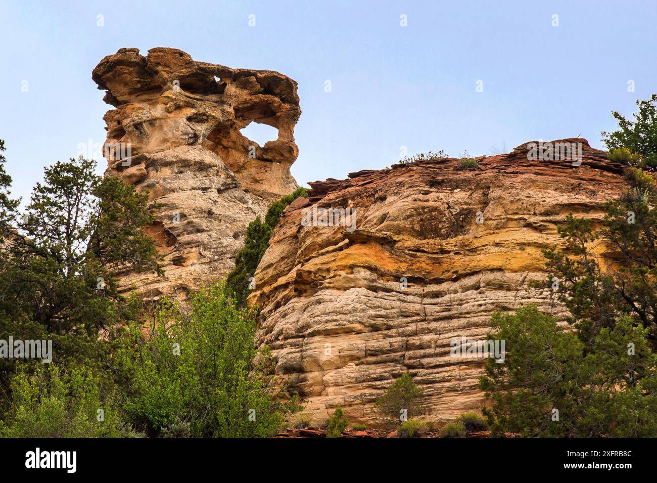 Lion's Head Arch along Johnson Canyon Road, Johnson Canyon, Kanab, Utah ...