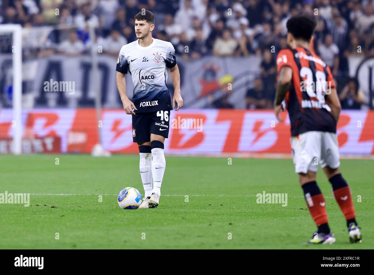 SP - SAO PAULO - 07/04/2024 - BRAZILIAN A 2024, CORINTHIANS x VITORIA - Corinthians player Hugo ...