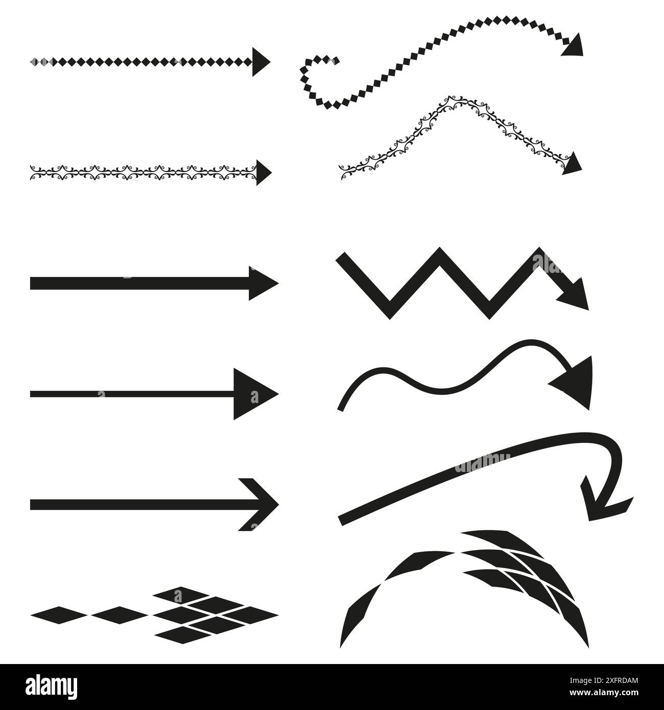 Arrow designs hi-res stock photography and images - Alamy