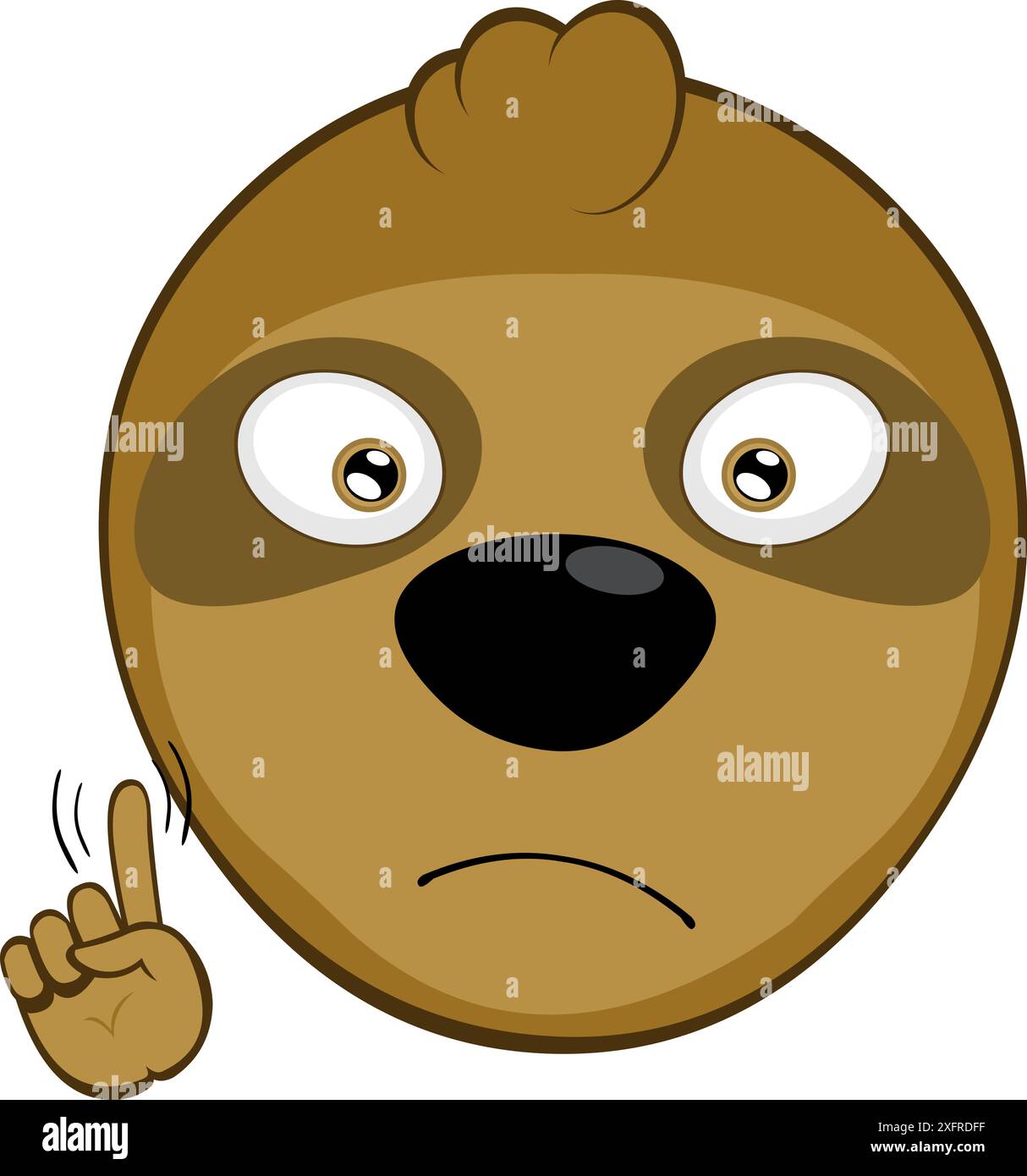 Disagree face expression Stock Vector Images - Alamy