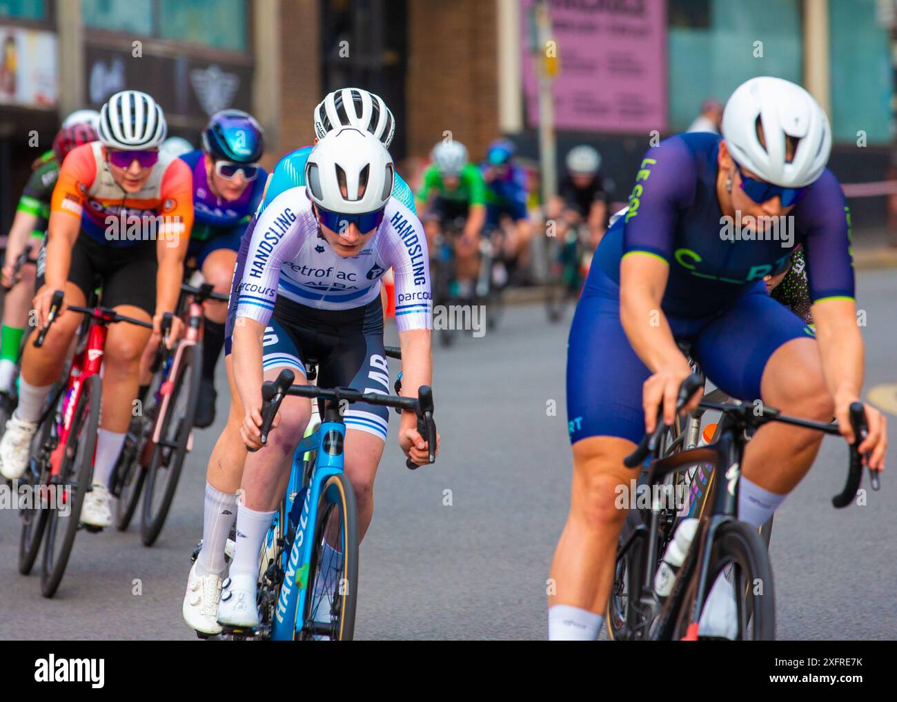 Le Col RT rider Emily Proud pulling la long turn ahead of eventual ...
