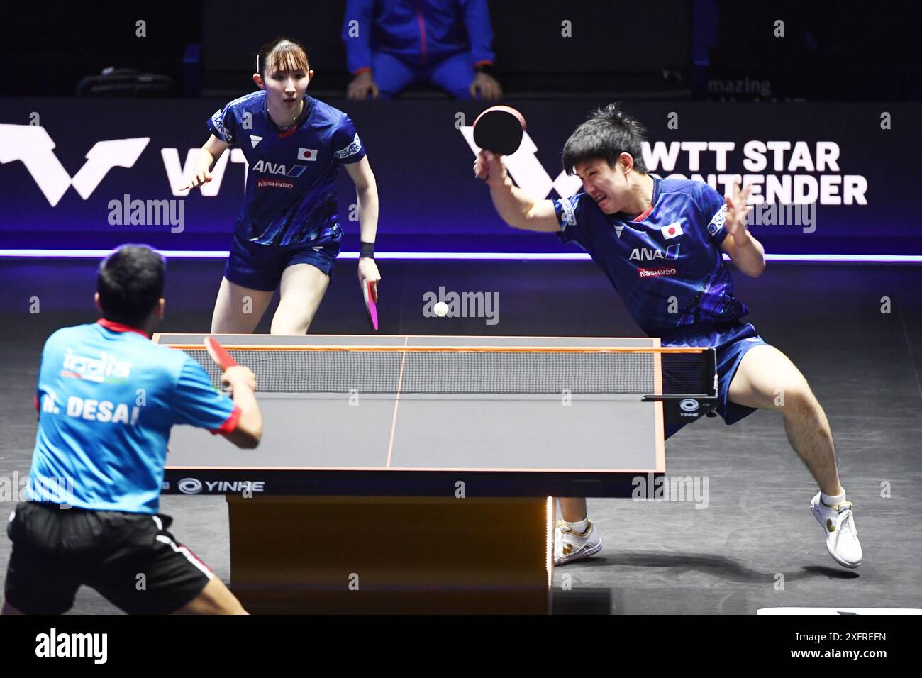 Bangkok, Thailand. 4th July, 2024. Tomokazu Harimoto (JPN), Hina Hayata ...