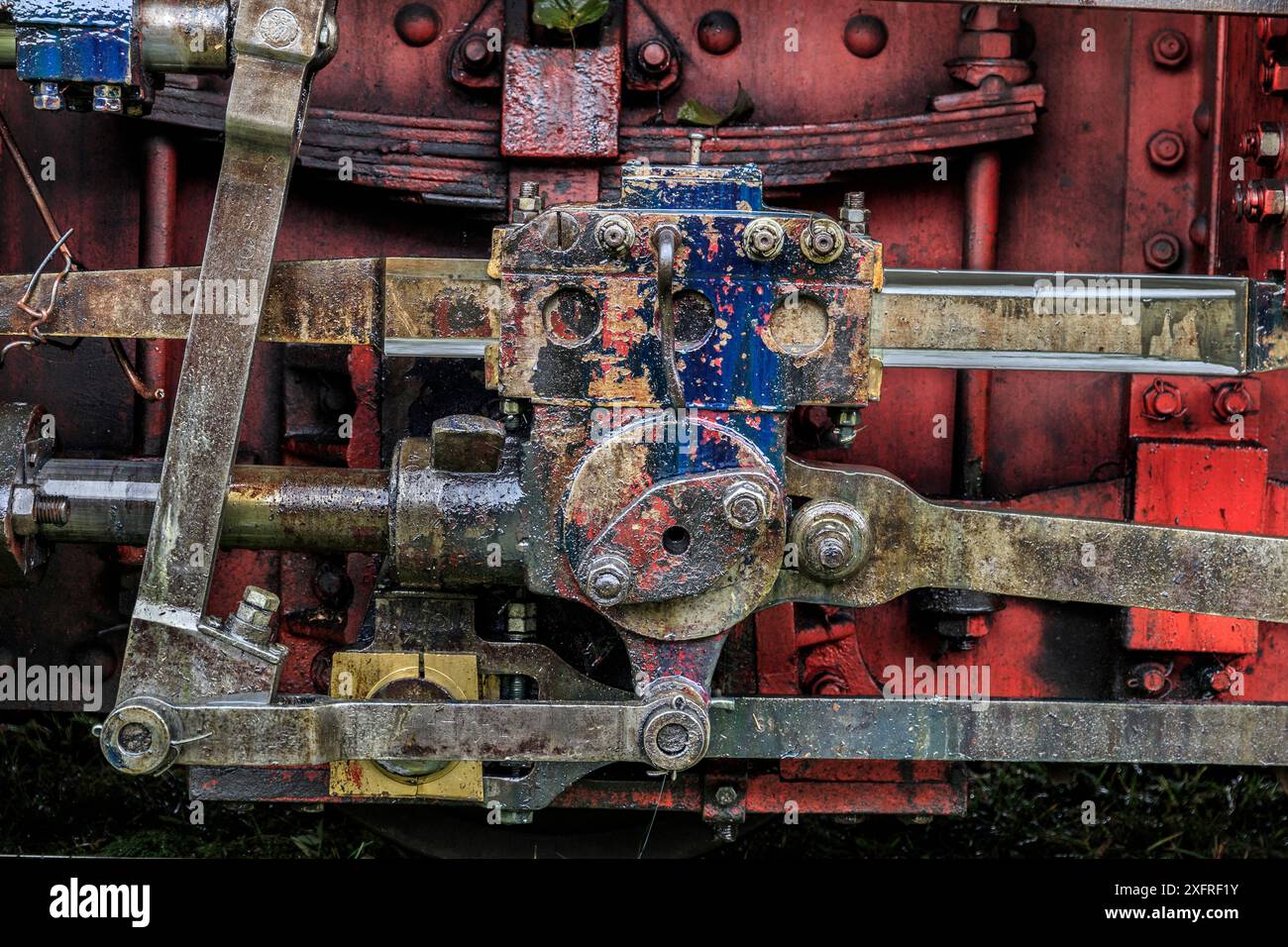 Close up steam train pistons hi-res stock photography and images - Alamy