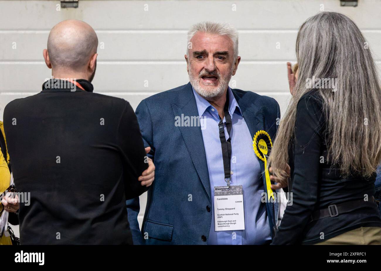Edinburgh, United Kingdom. 05 July, 2024 Pictured: SNP candidate and ...