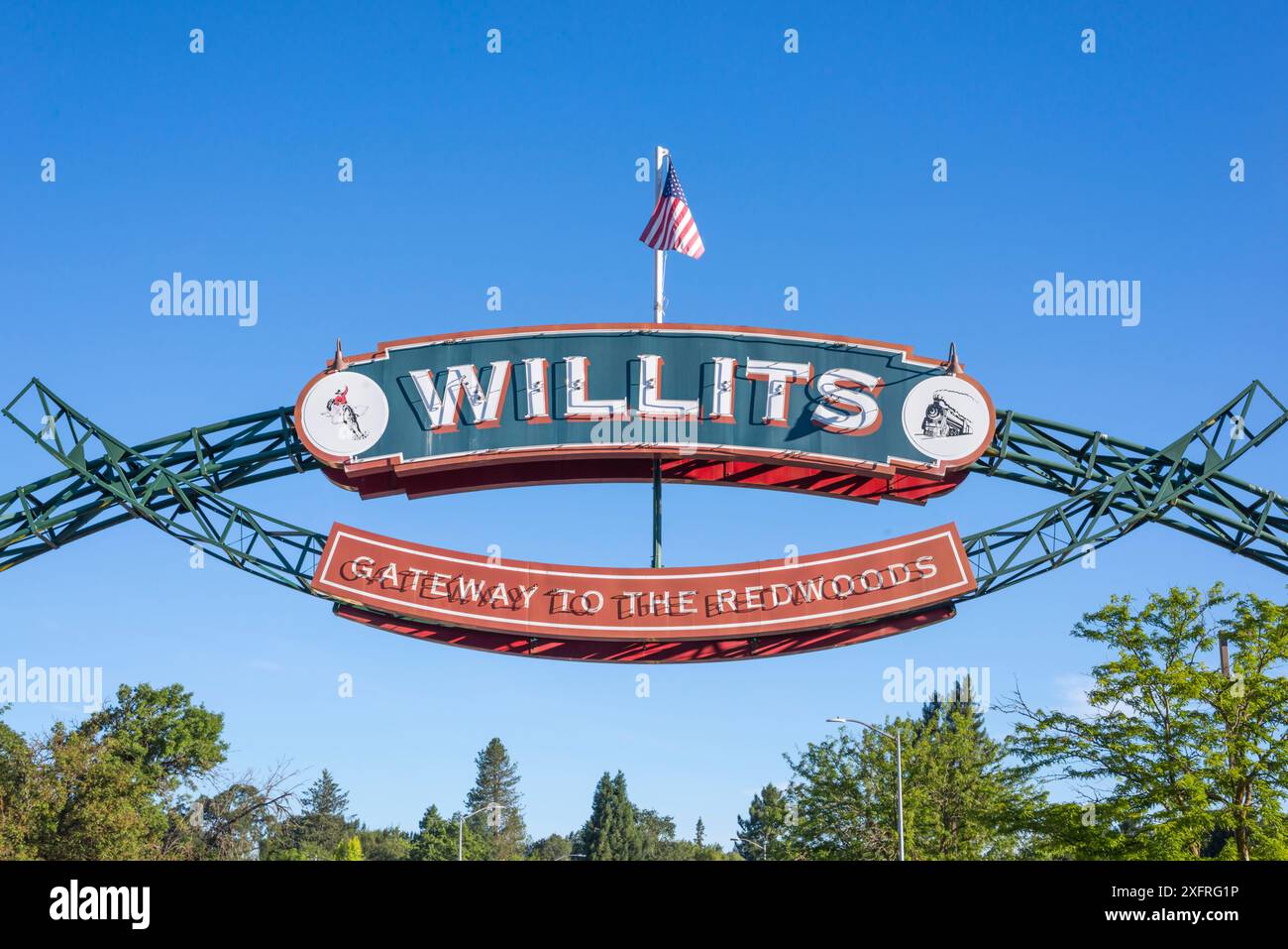 Willits, California, USA Stock Photo - Alamy