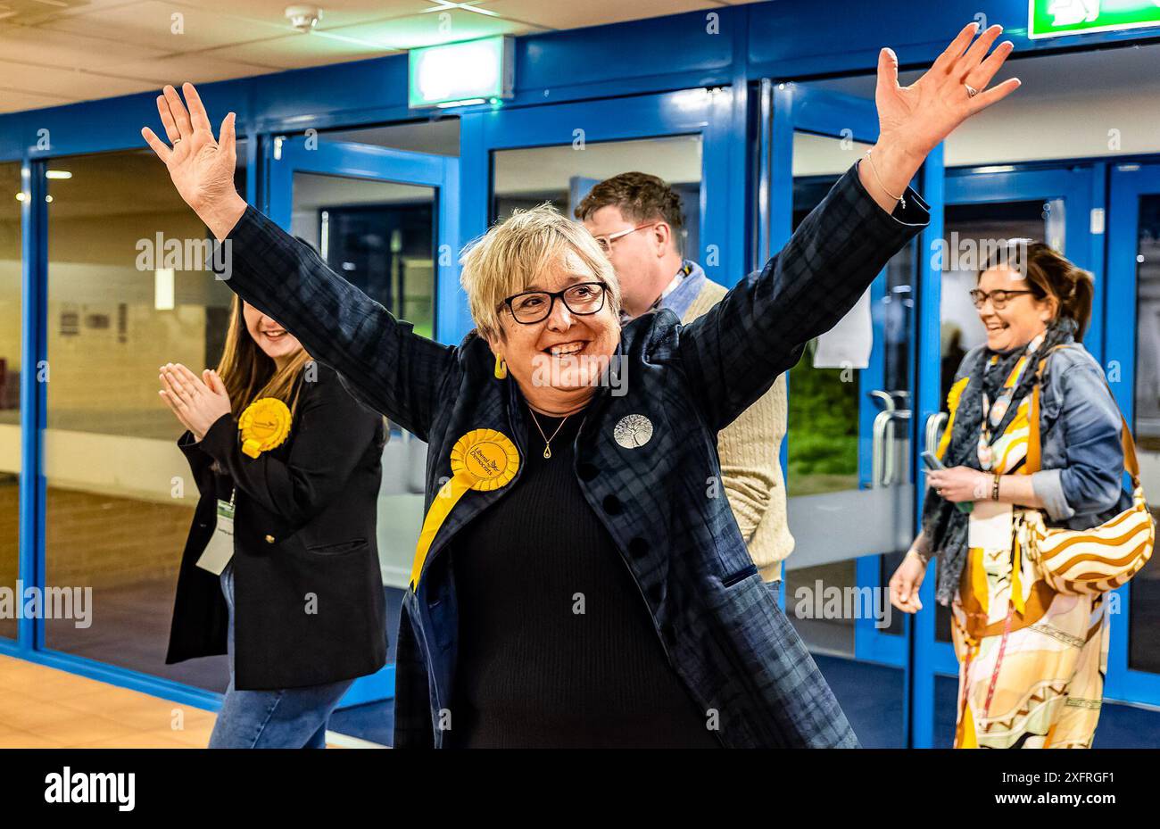 General election 2024 edinburgh count hi-res stock photography and ...