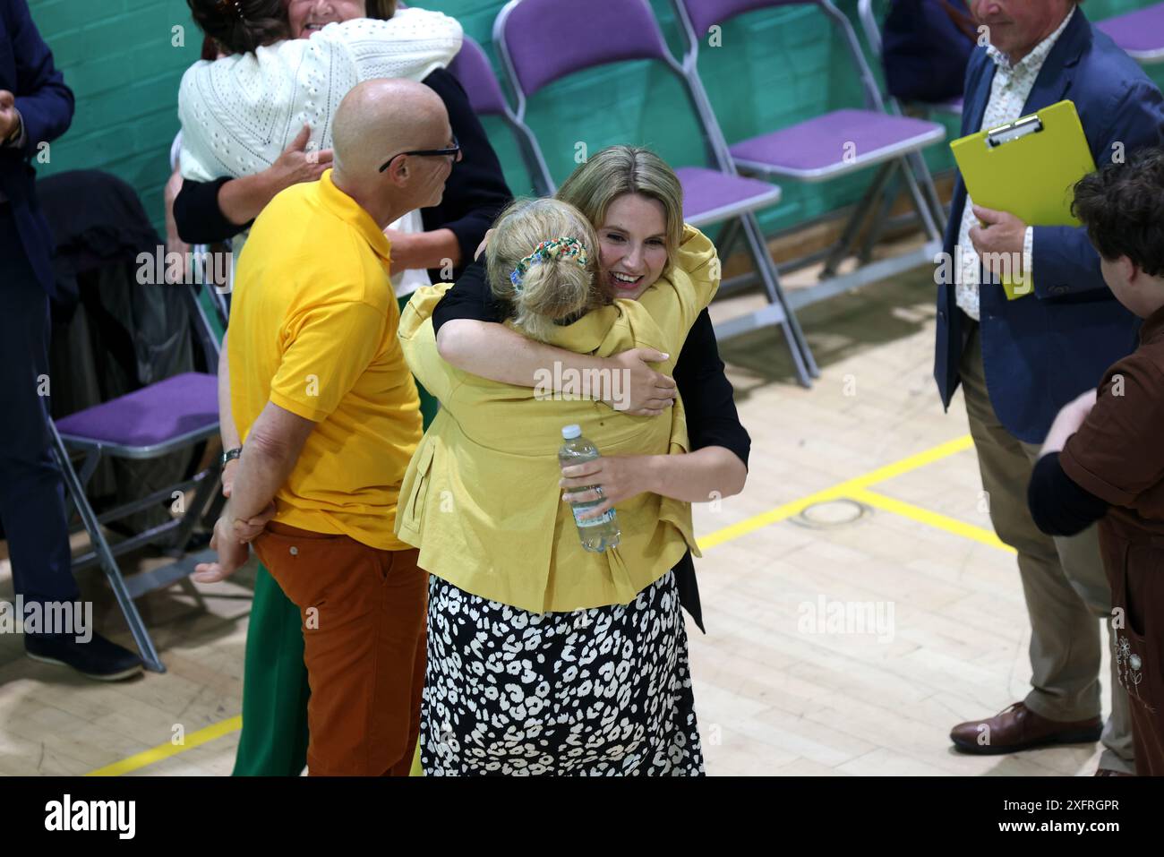 Chichester, West Sussex, UK. Scenes from the count in Chichester, West ...