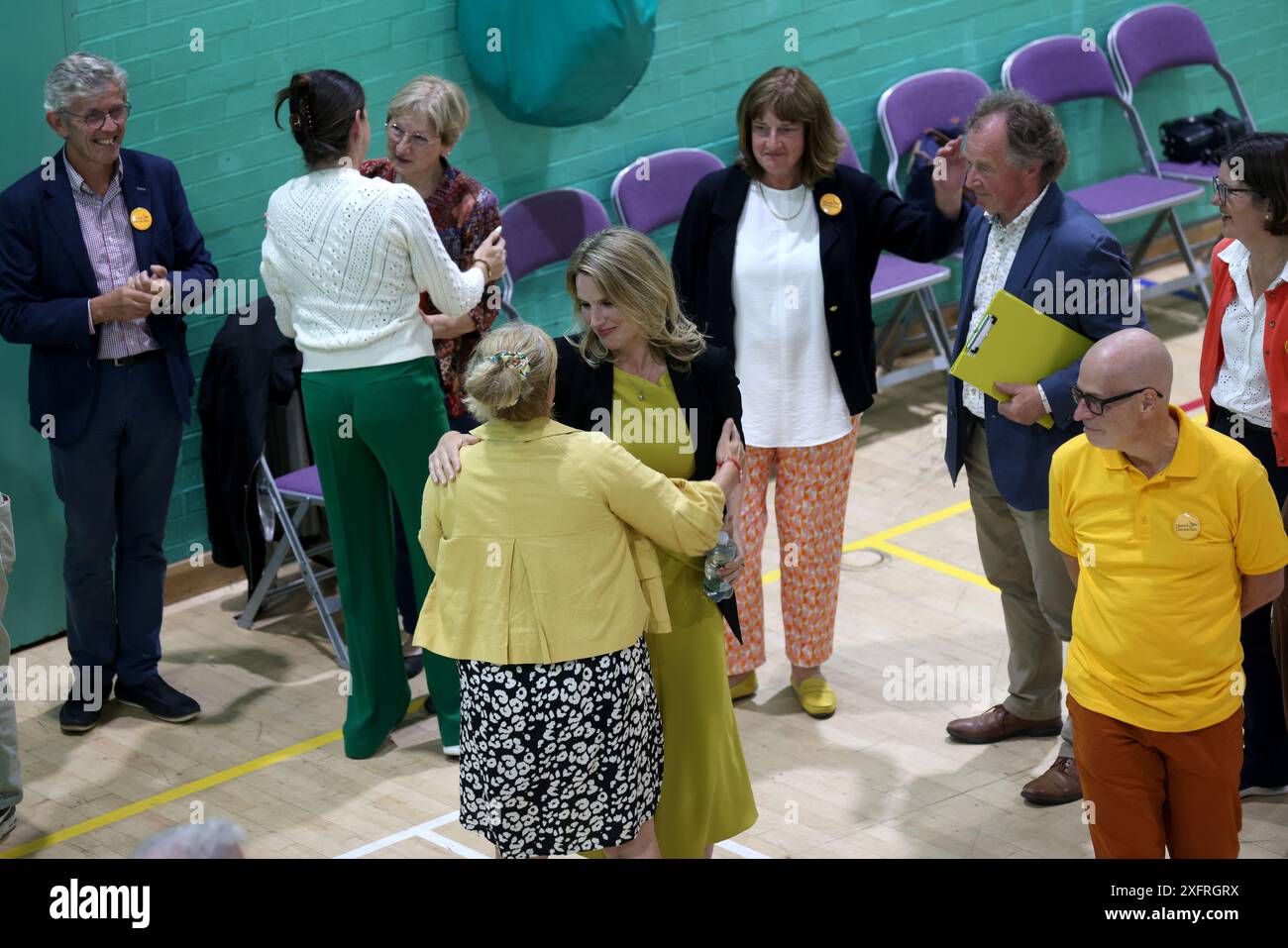 Chichester, West Sussex, UK. Scenes from the count in Chichester, West ...