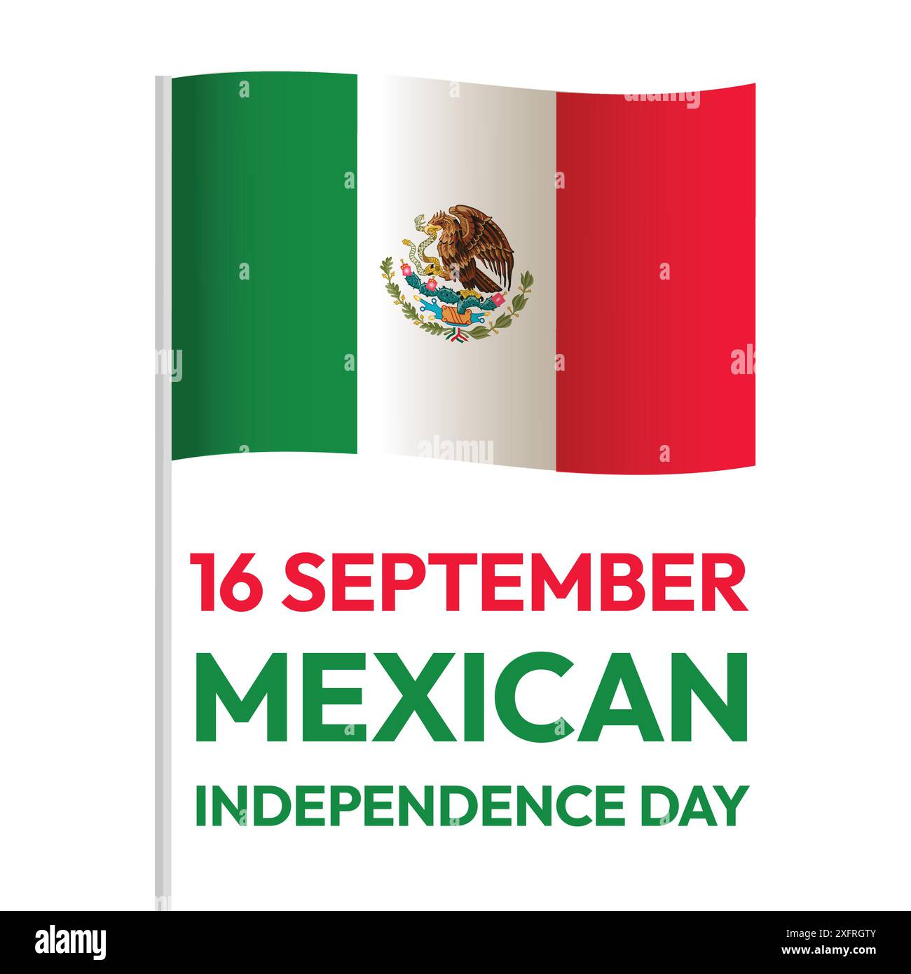 Mexico, mexico independence day 16 semtember with flag design Stock ...