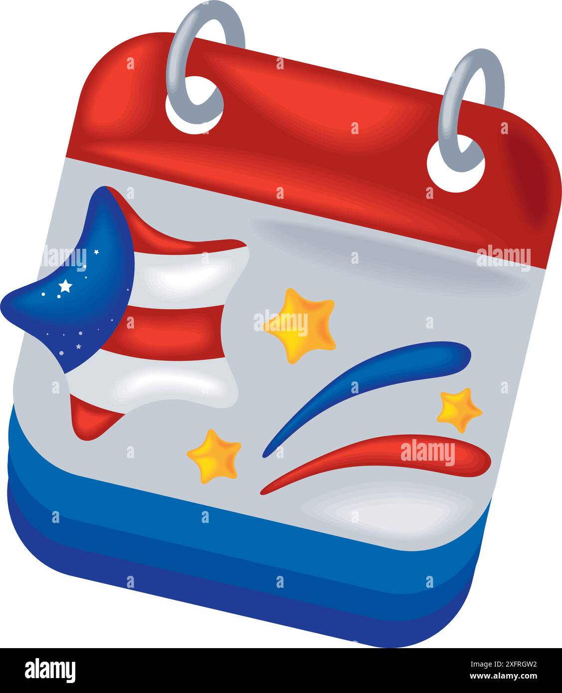 4 july calendar patriotic celebration Stock Vector Image & Art - Alamy