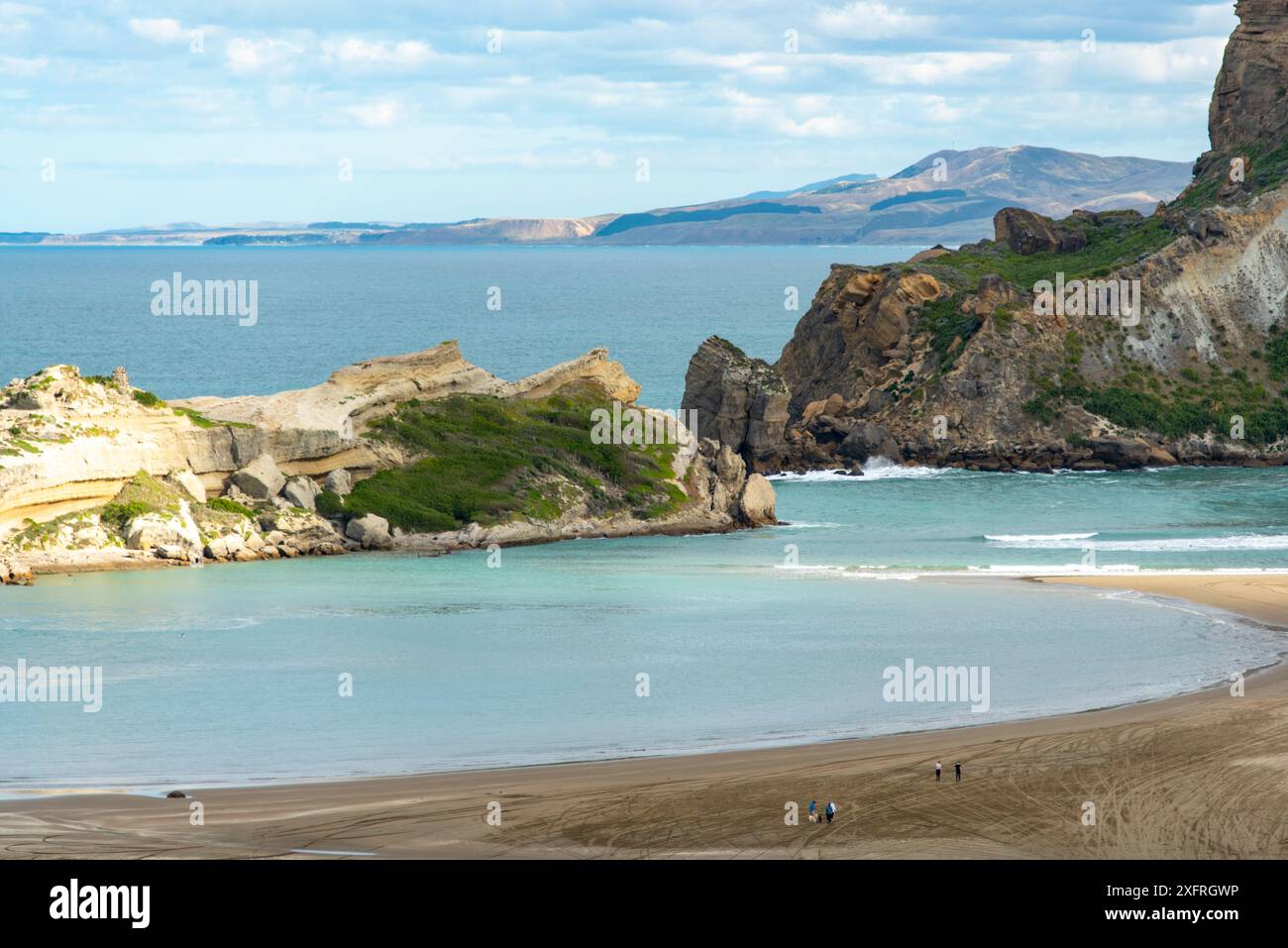 The Gap in Castlepoint - New Zealand Stock Photo - Alamy