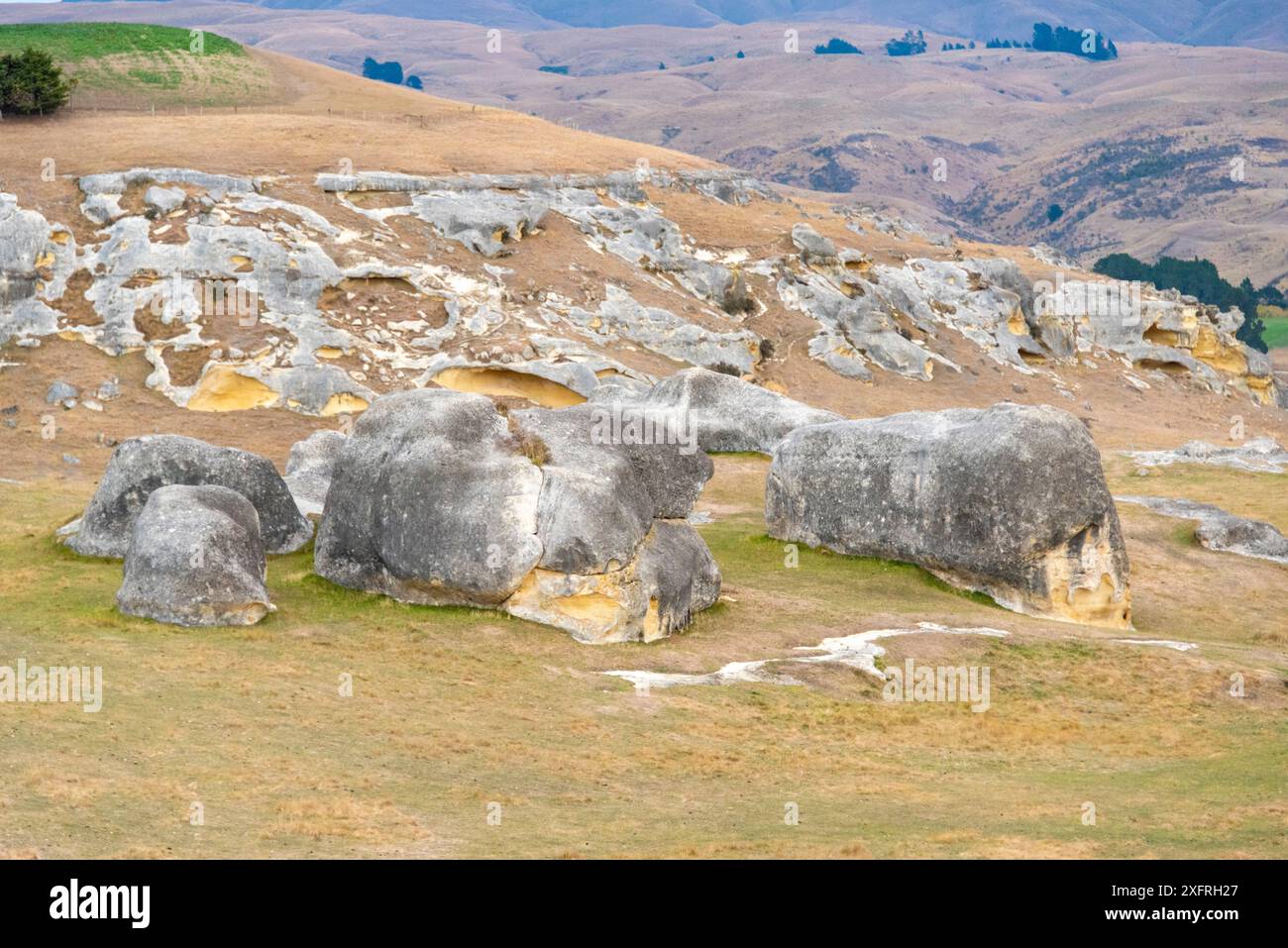 Elephant Rocks - New Zealand Stock Photo - Alamy